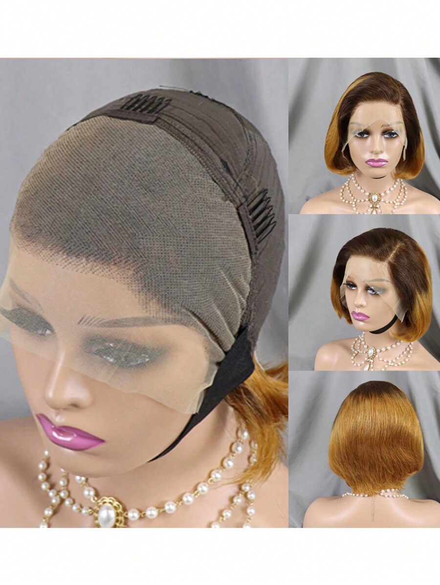 2024 Nouvelle perruque pixie coupée en cheveux humains, perruque ...