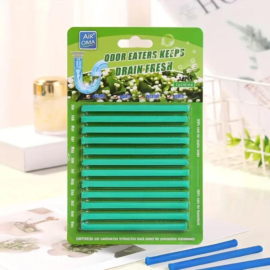 12-Pack Air OMA Drain Clog Remover, Deodorizing Sink And Bathtub Drain ...