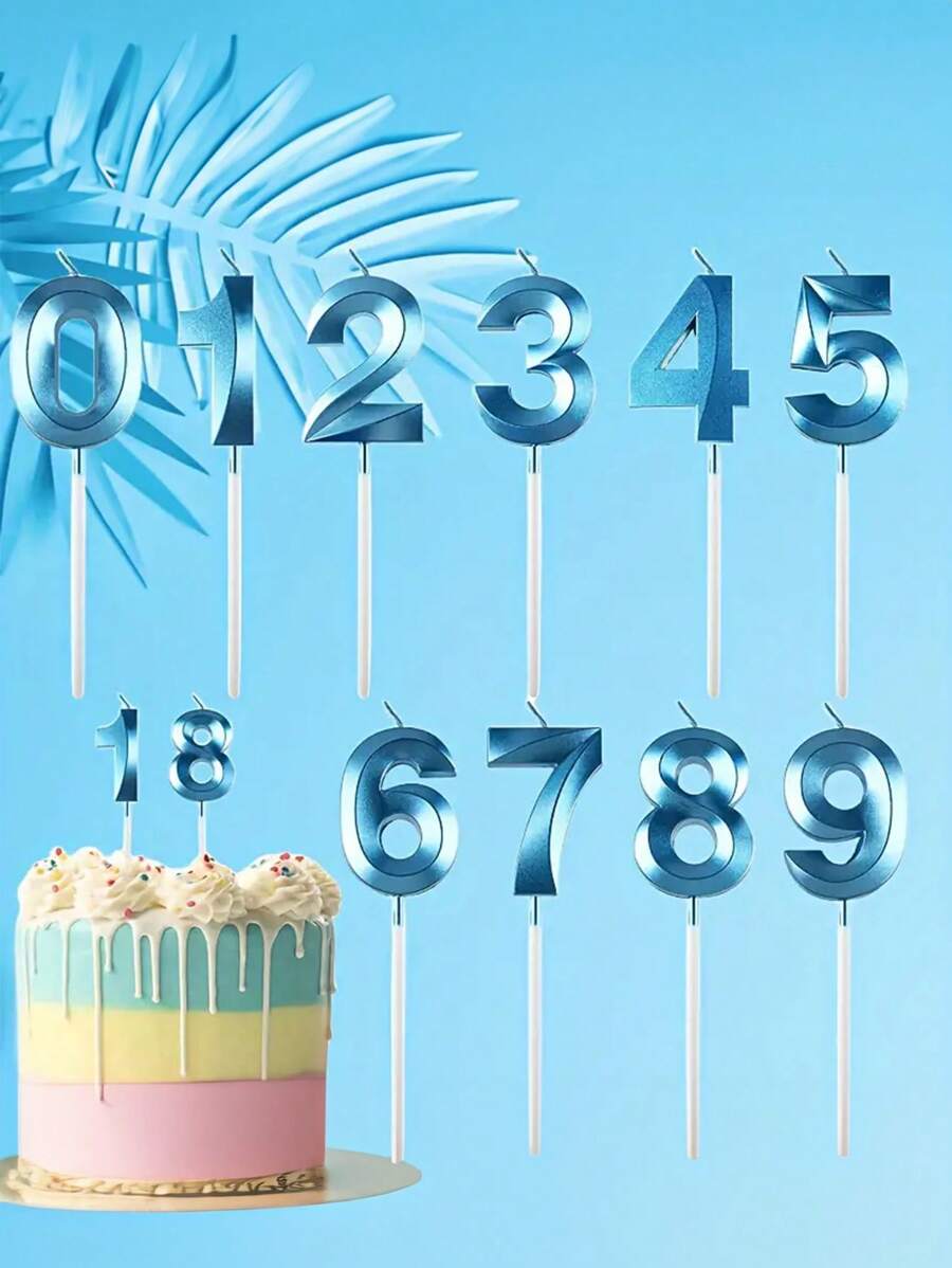 1pc Opera House Design Numerical Birthday Candle, Used For Cake ...
