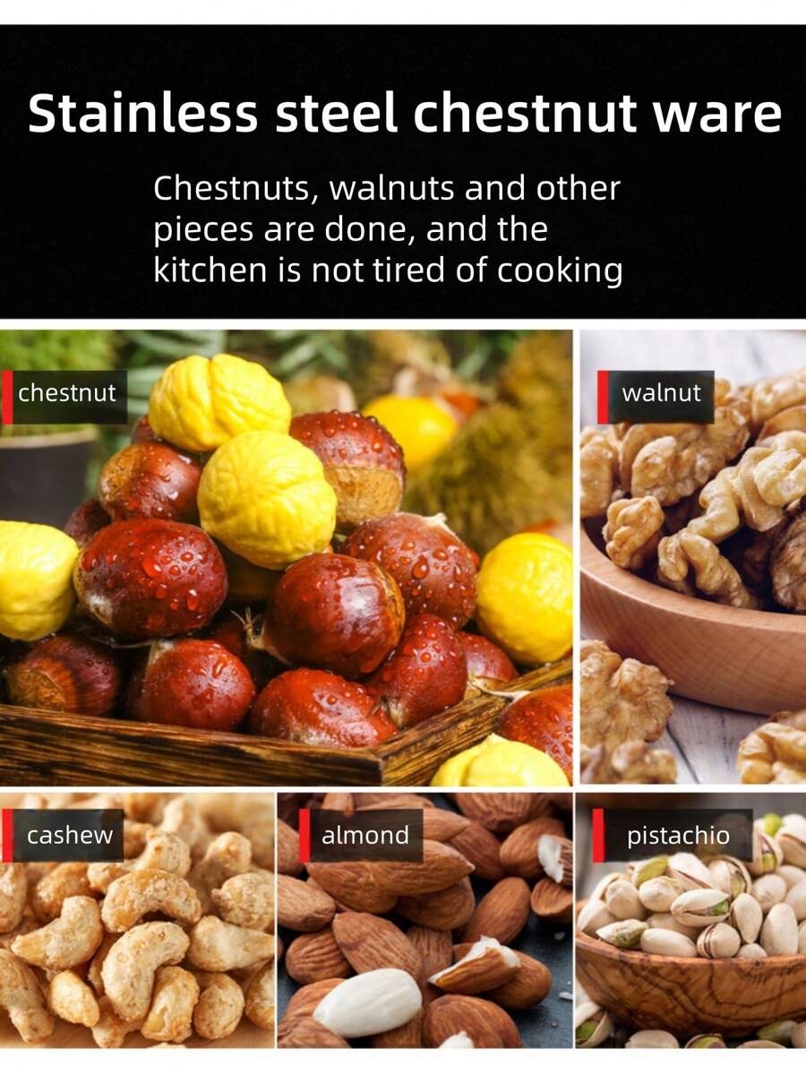 Thick Stainless Steel Chestnut Openers, Cross-Shaped Chestnut Cracking ...