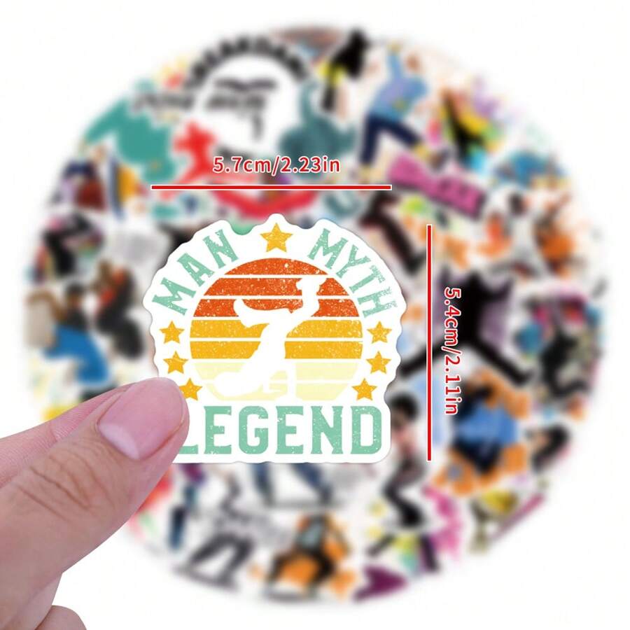 57Pcs Breakdancing Stickers Breakdance Decals Breakdancer Gifts Funny ...