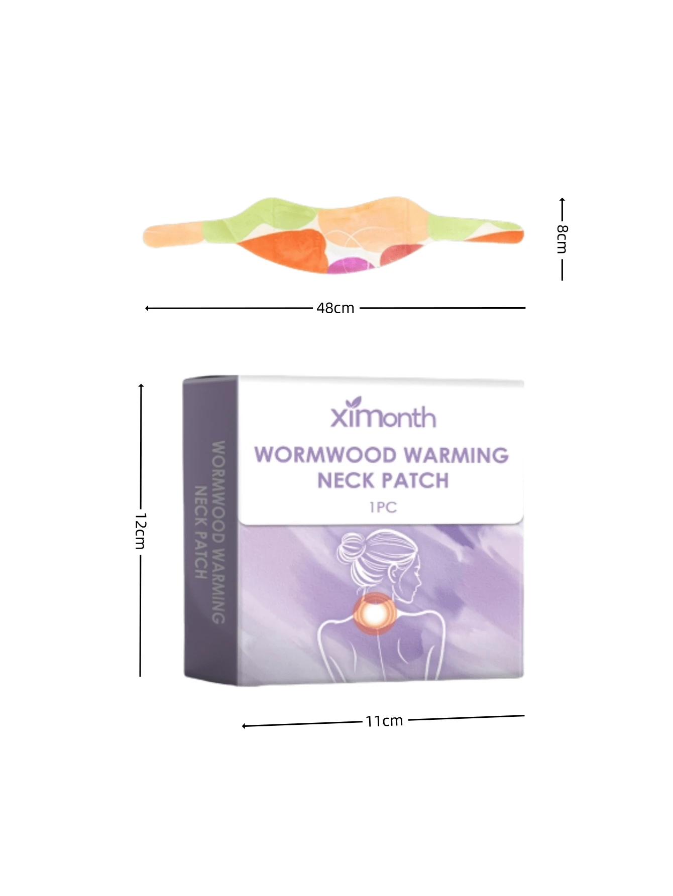 Neck Warmer Sticker, Self-Heating Neck Sticker Relieves Neck Discomfort ...