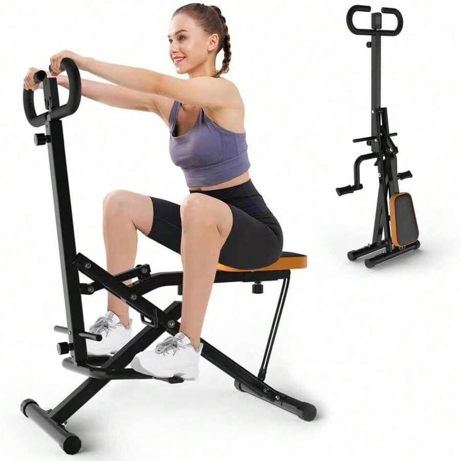 Squat Machine For Home - Exercise Machine With Adjustable Resistance ...