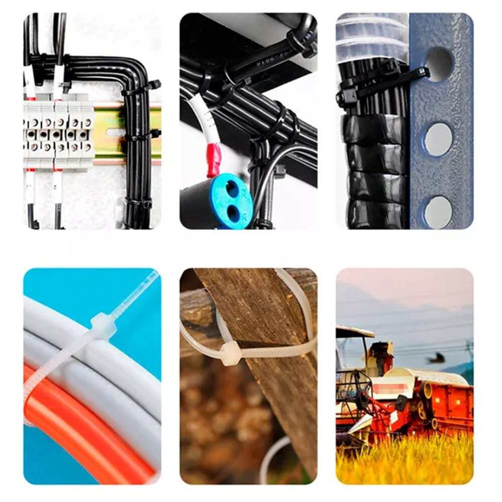 Electronics Paradise Pack Of 100 Nylon Cat Hanger Cable Ties 2.5mm X ...