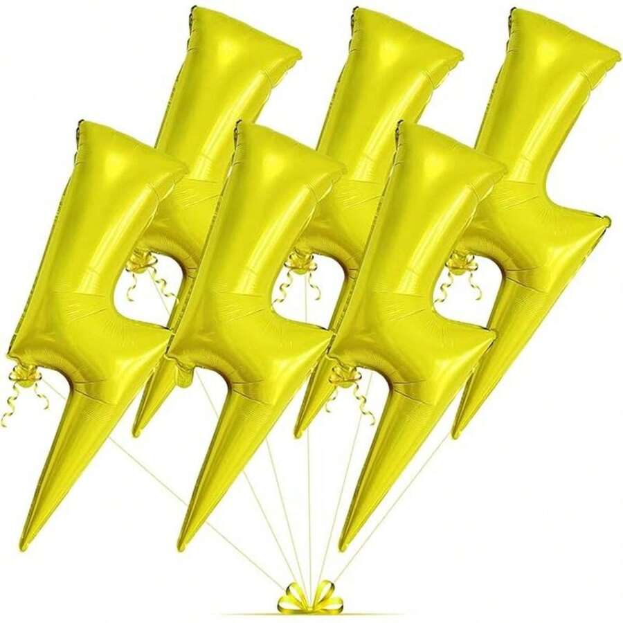 New Cross-Border Product Lightning Aluminum Foil Balloon, Birthday New ...