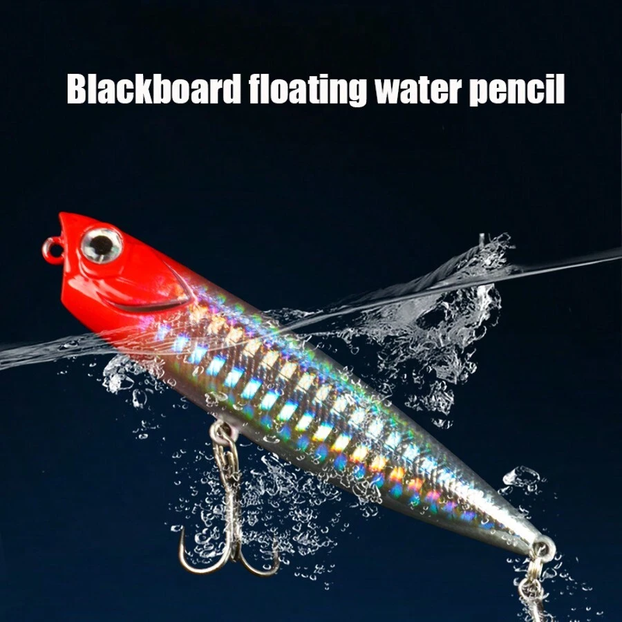 Zig-Zag Weedless Surface Walking Topwater Popper Lure For Freshwater ...