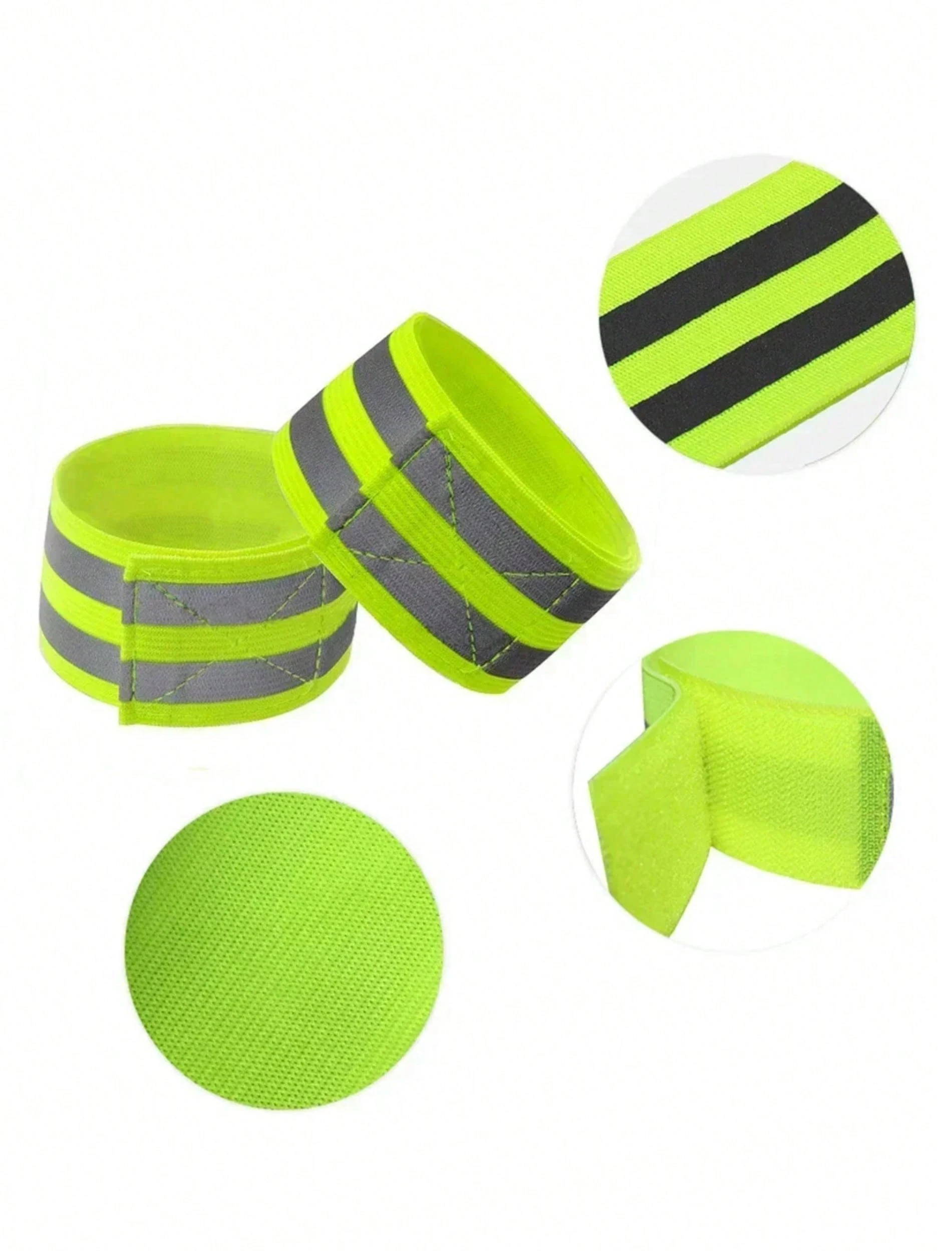 Cintas reflectantes para caminar, andar en bicicleta y correr por la ...