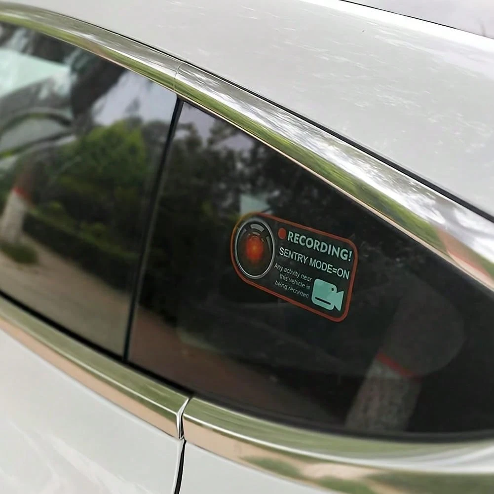 Sentry Mode Static Sticker For Car Camera Record Window Stickers Paste ...