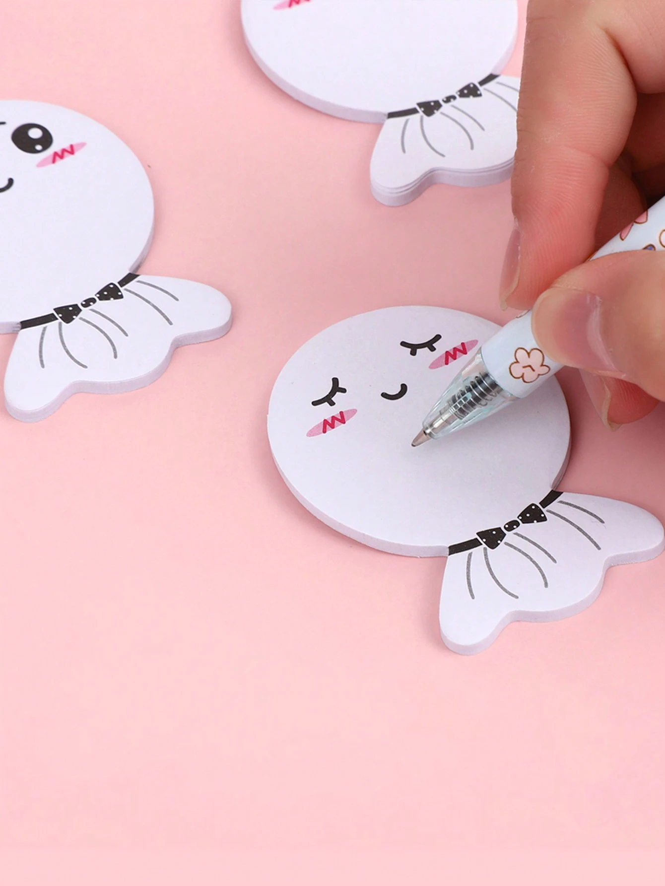 90 Sheets/3Books Total, Cute Sunshine Girl Sticky Notes - Self-Adhesive ...