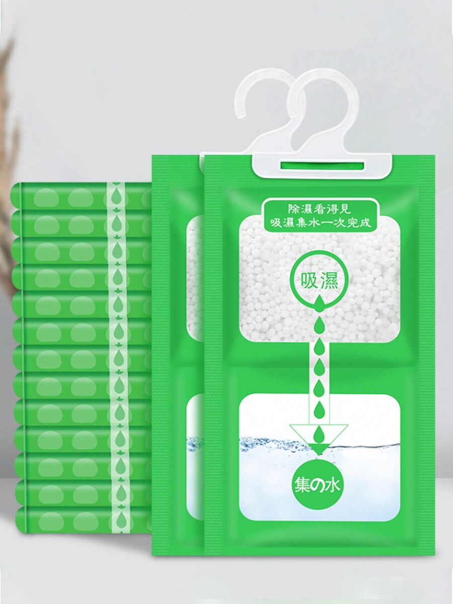 5pcs Hanging Dehumidifier Bags, Moisture Absorber Packets For Closet ...