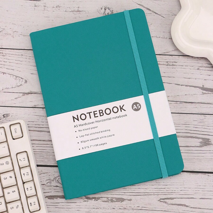 1pc A5 Minimalist Notebook, Creative Tied PU Leather Journal, 100 ...