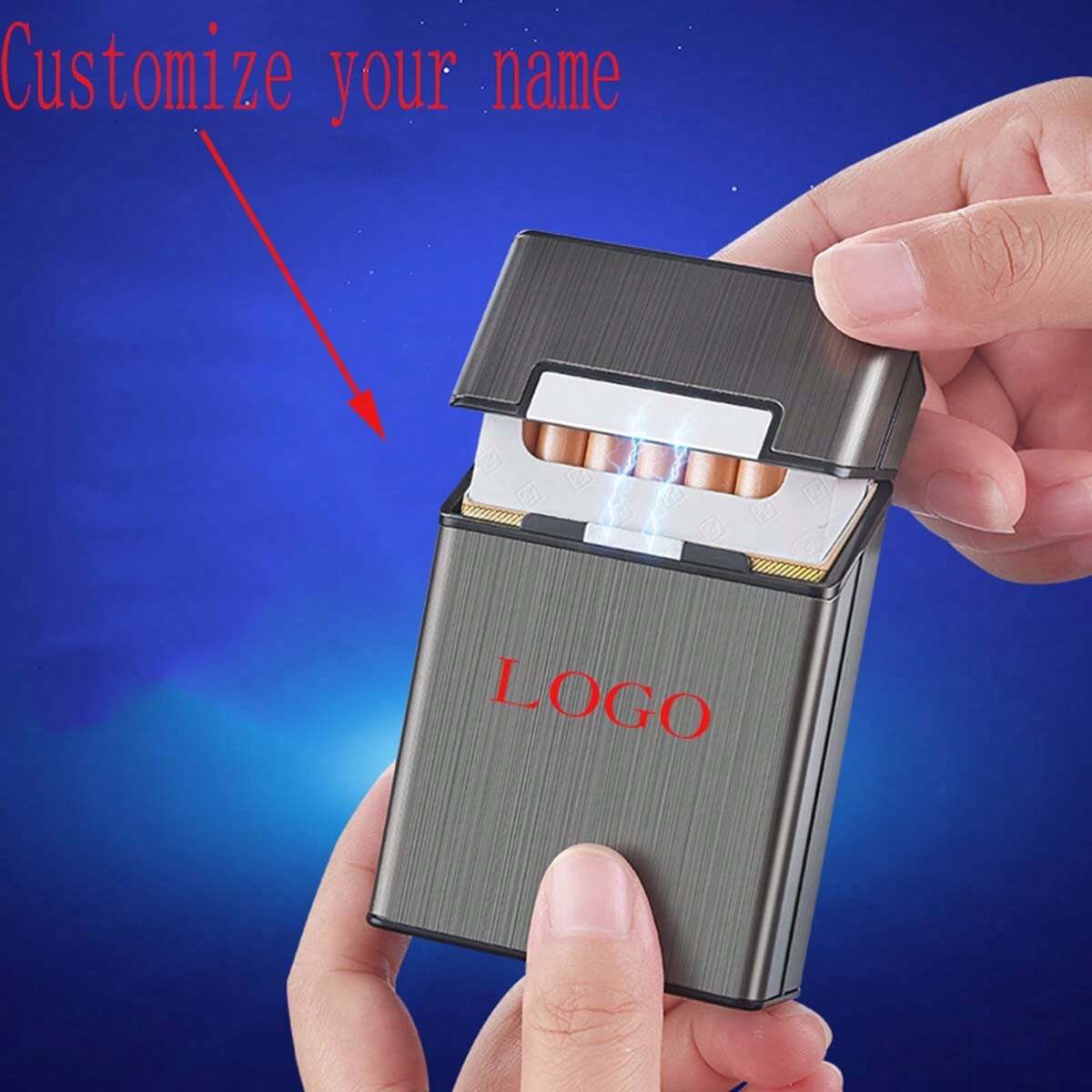 Personalized Custom Cigarette Case. Laser Engraved Custom Name ...