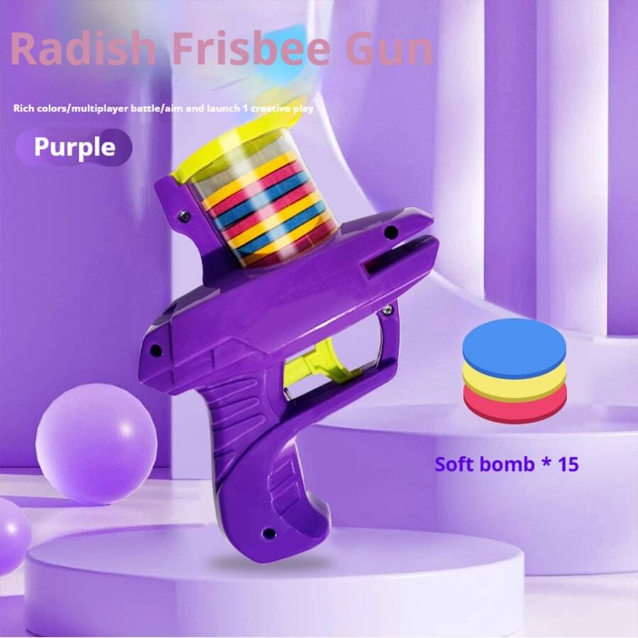 New Year Gifts For 2025, 60-Piece Refill Bags, Radish Flying Disc Guns ...