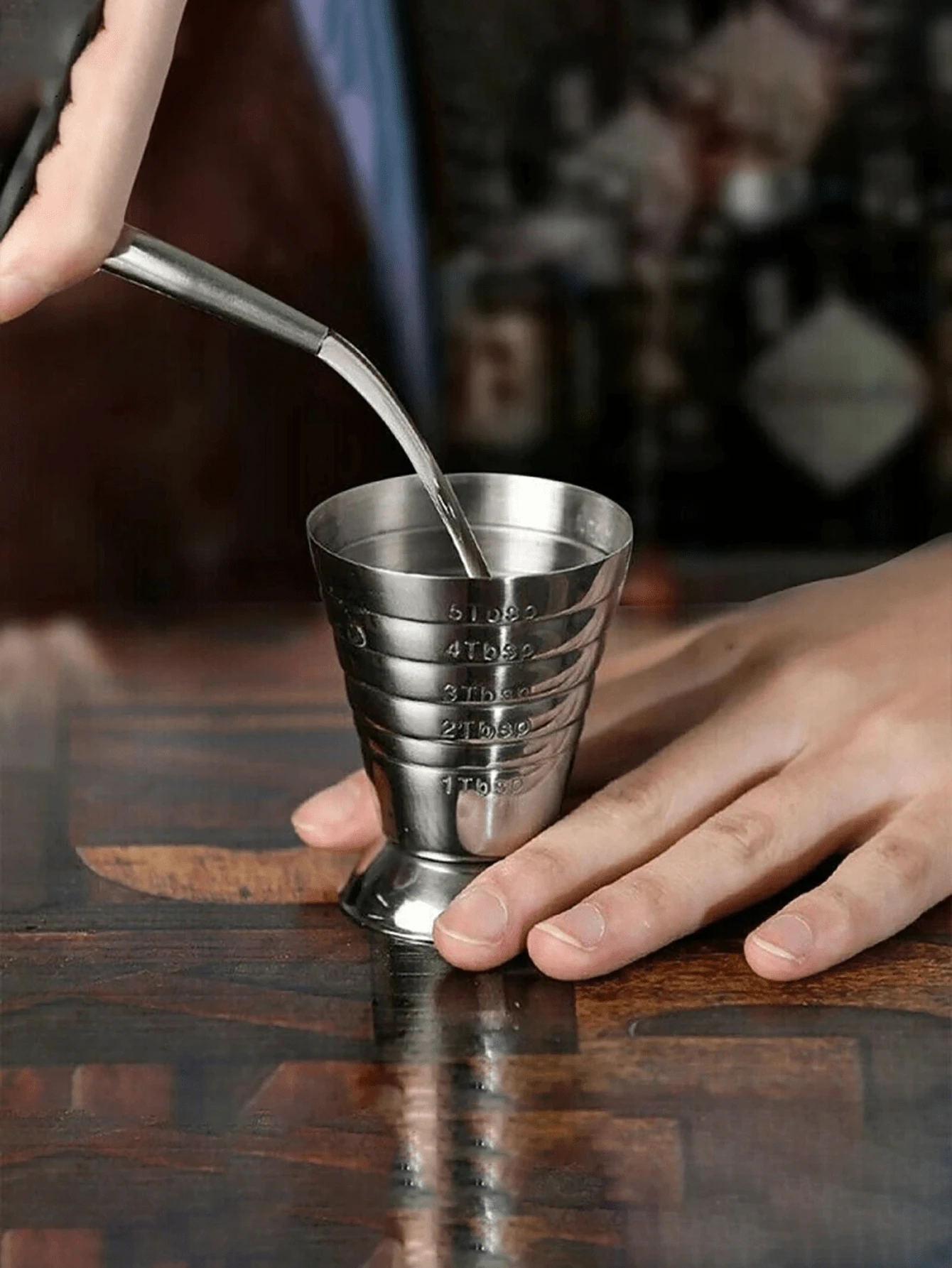 Stainless Steel Magic Measuring Cup Cocktail Measuring Cup Ounce Cup ...
