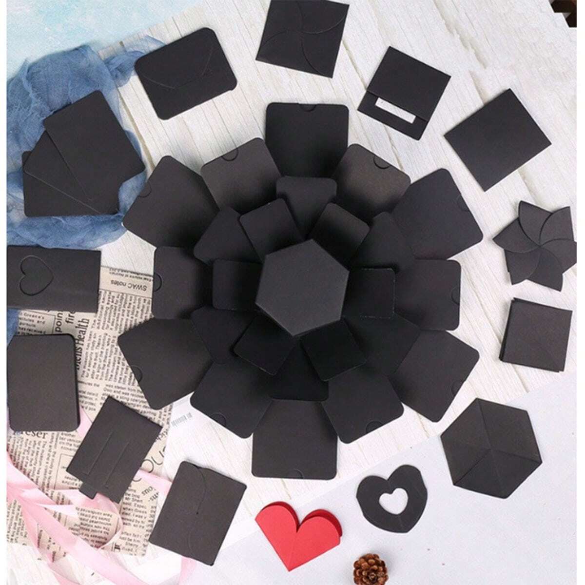 Caja sorpresa de explosión autofotográfica, libro desplegable de pareja ...