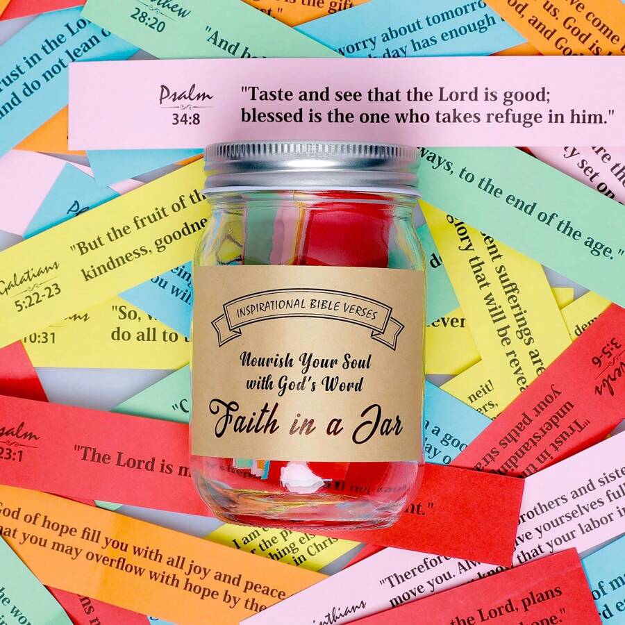 Stocking Stuffers Bible Verses In A Jar, Read Me When Bible Verses Jar ...
