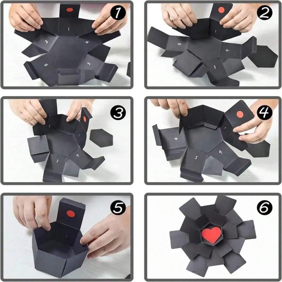 Boîte surprise d'explosion personnalisée avec photo, livre pop-up de ...