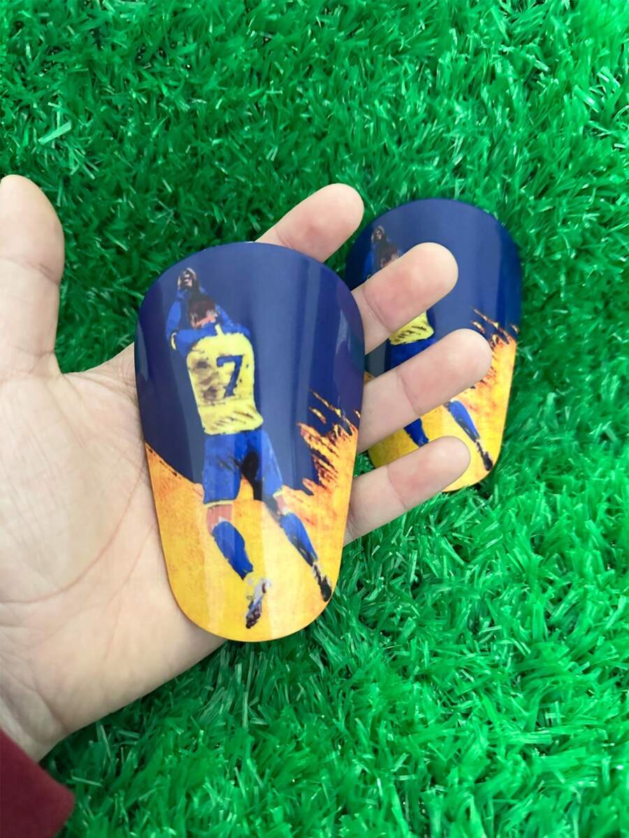 Compact Shield, Powerful Protection! 10*6cm Mini Shin Guard, Sports ...