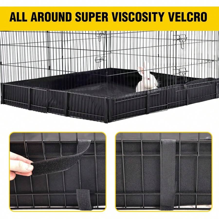 Rabbit Playpen Pet Pen Small Animal Cage With Waterproof Liner ...