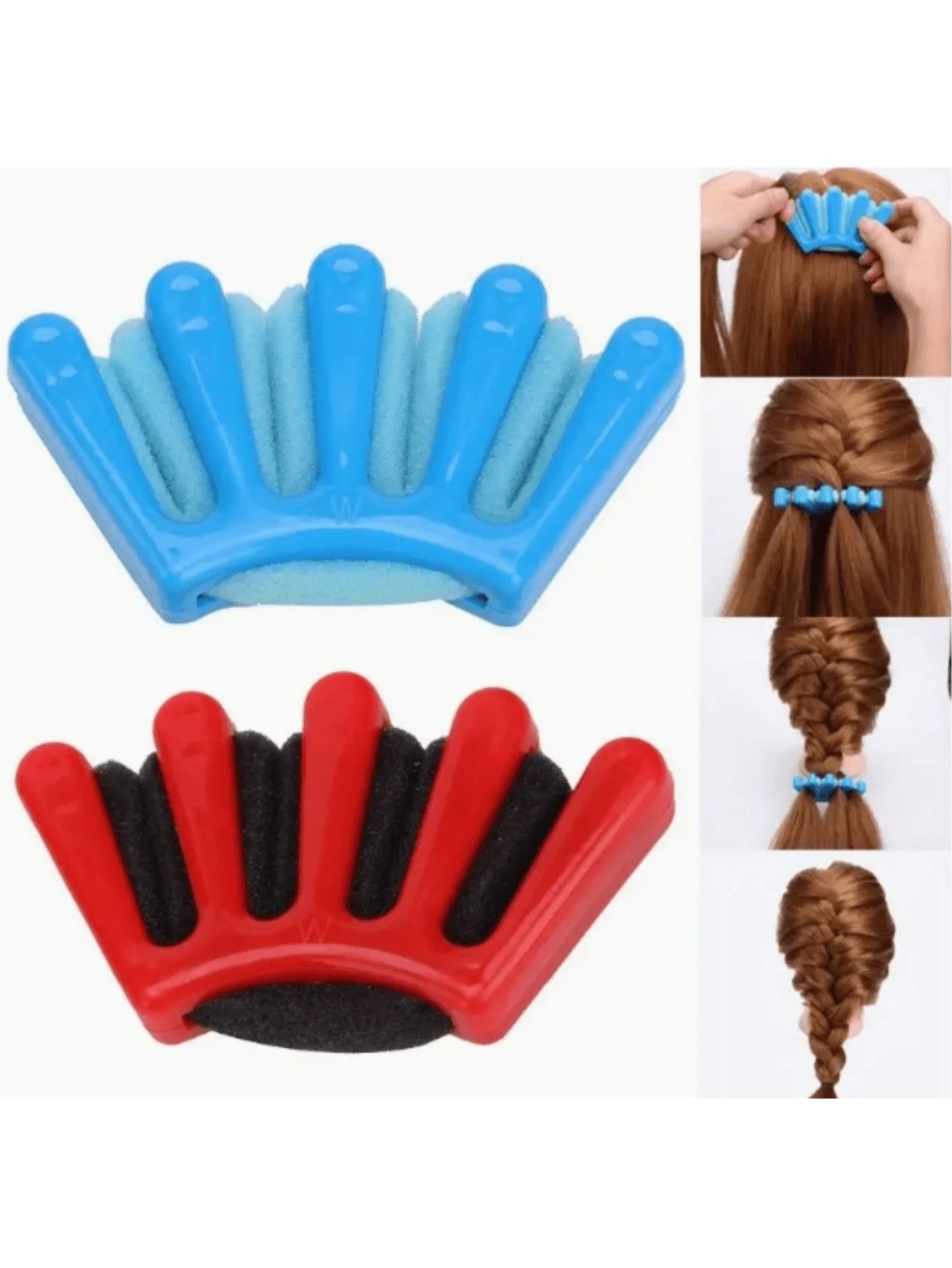 One Piece Unisex Hair Braiding Tool Set - Versatile Five Finger DIY ...