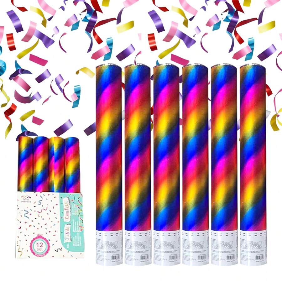 1 Piece Mini Confetti Shooter Handheld Do-It-Yourself Spring Loaded ...