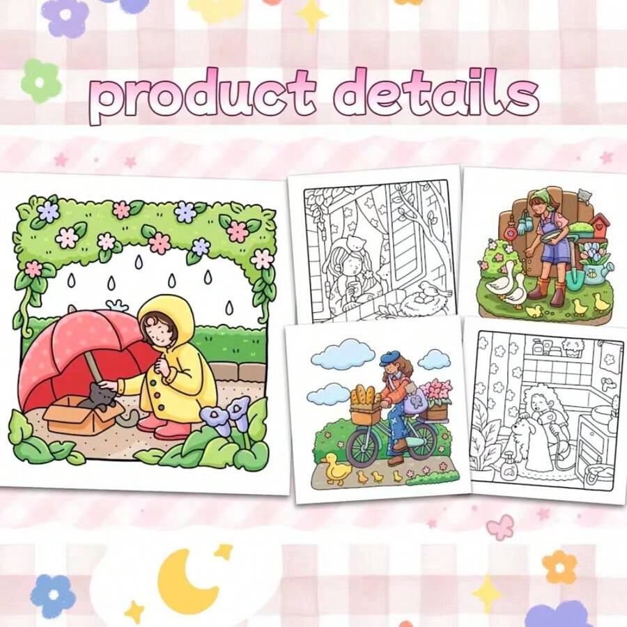 Into Gardens: Bold & Easy Coloring Book Featuring Plants, Flowers, And ...