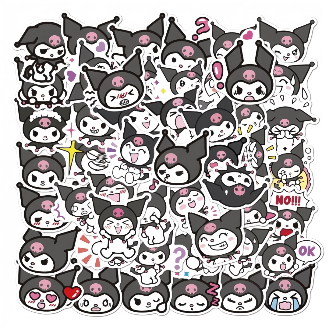 Sanrio 50PCS Stickers Kawaii Stickers Mom Dad Grand Mother Father ...