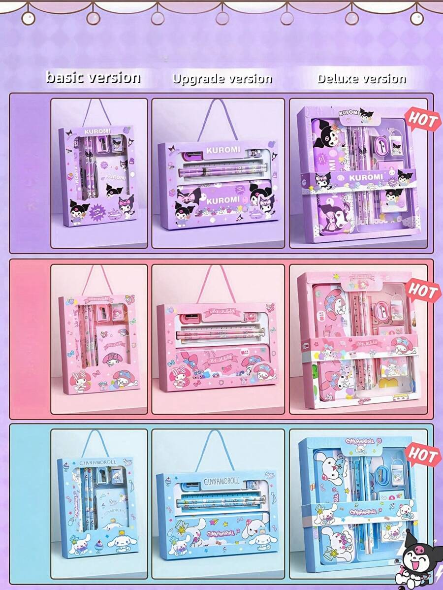 Sanrio Sanrio Stationery Gift Set For Boys And Girls, Elementary School ...