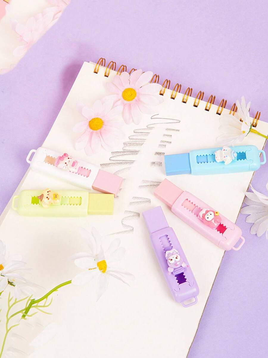 Sanrio Cartoon Sanrio Push-Pull Eraser For Students, Cute Sketching ...
