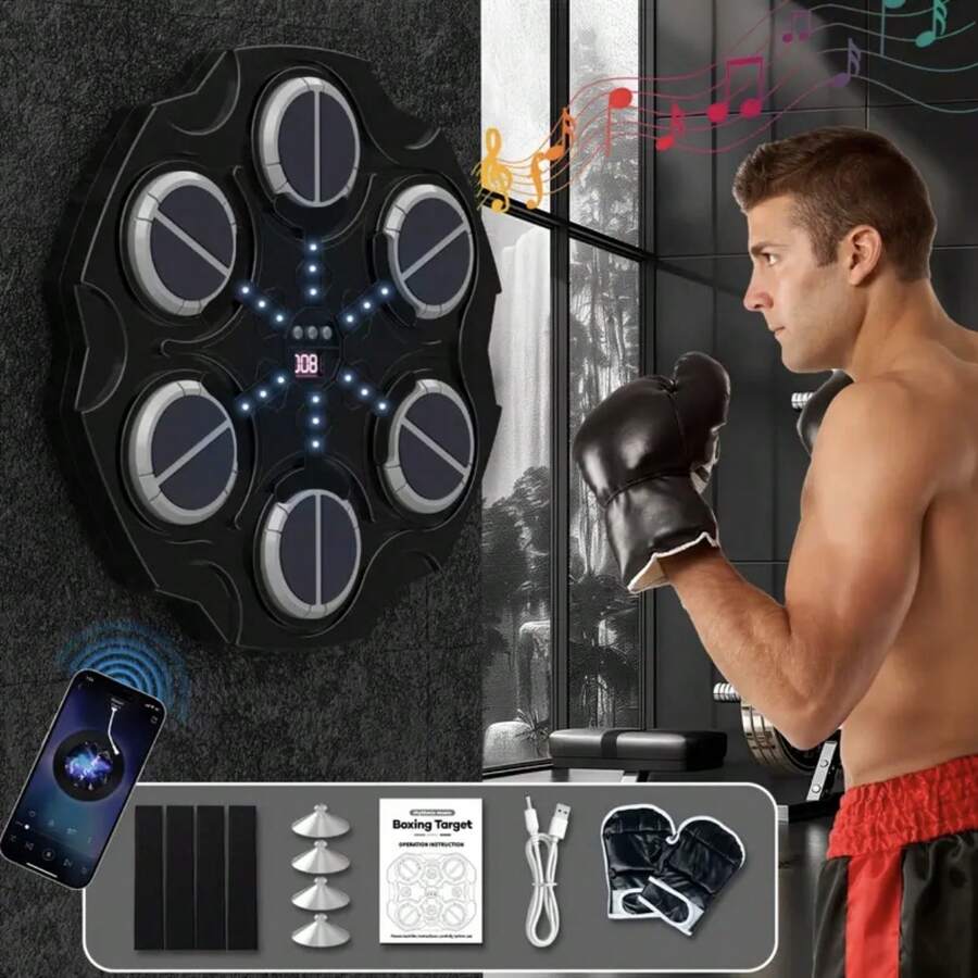 Máquina de Boxe Musical Byson, Brinquedo Esportivo para Crianças ...