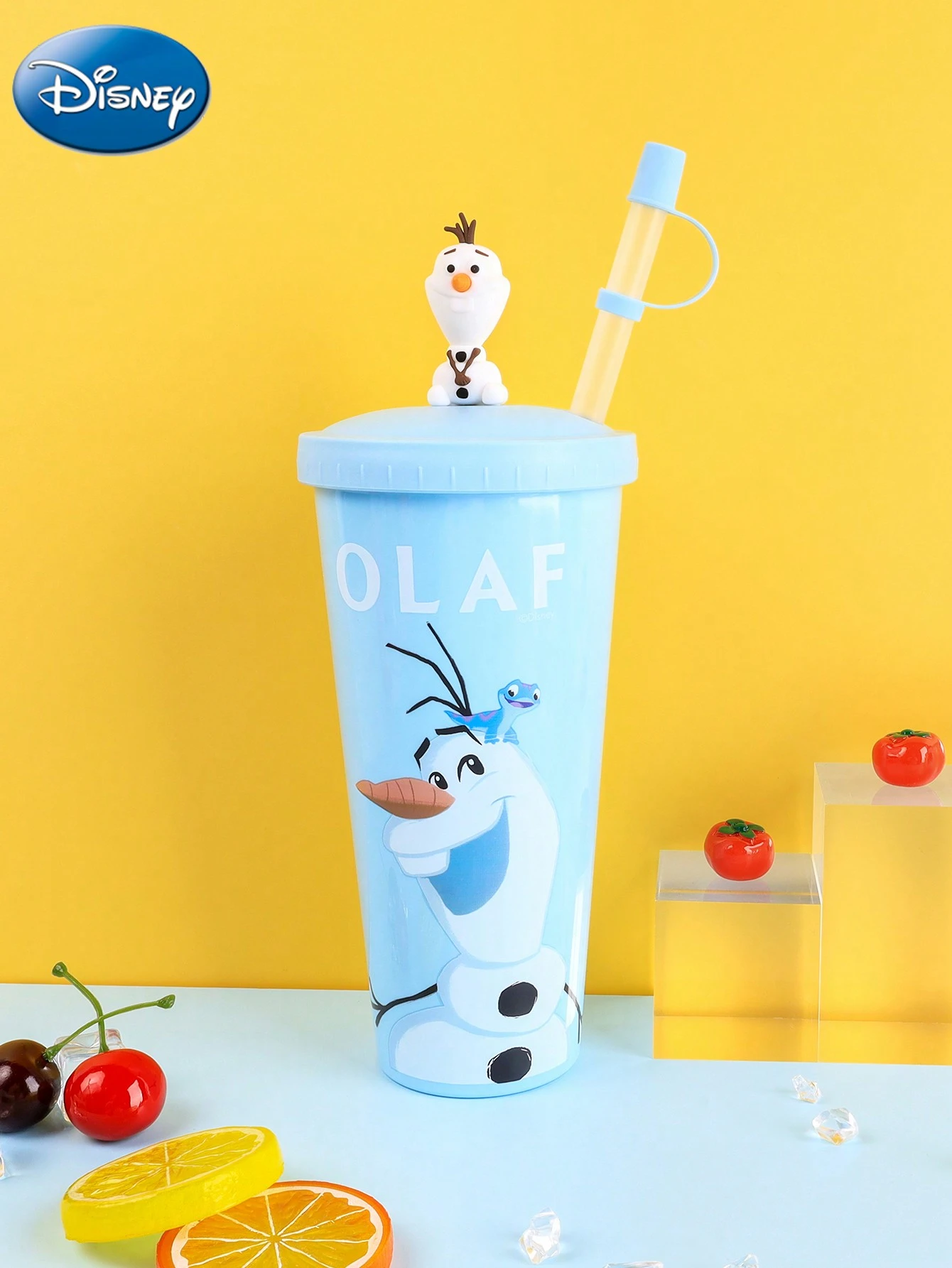640ML Disney Officially Licensed Frozen Olaf Large-Capacity Drop-Proof ...
