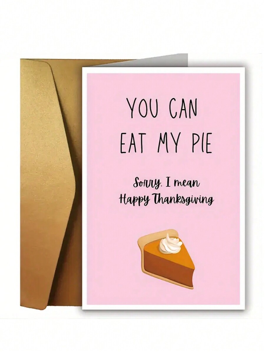 Humor Card With Envelope - Premium Glossy Finish, Self-Adhesive Closure ...