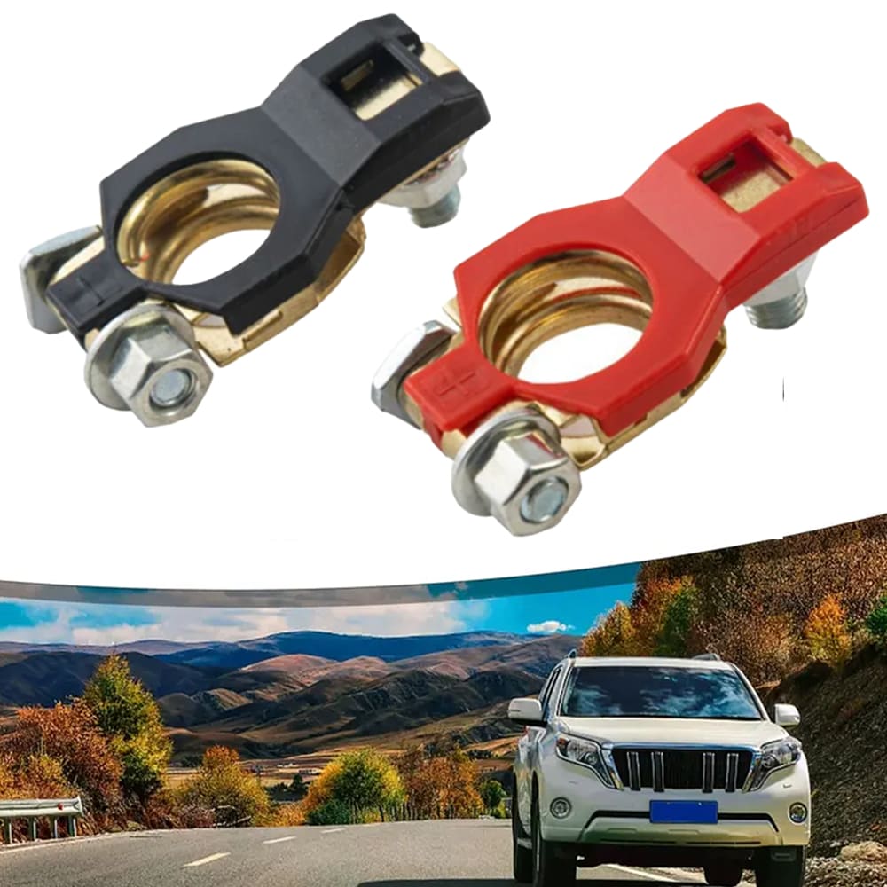 2pcs Car Battery Terminal Connector Clips, Suitable For Car, Camper ...