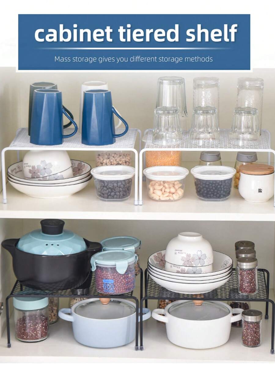 Expandable Cabinet Organizer Rack, Kitchen Sink Potholders Storage ...