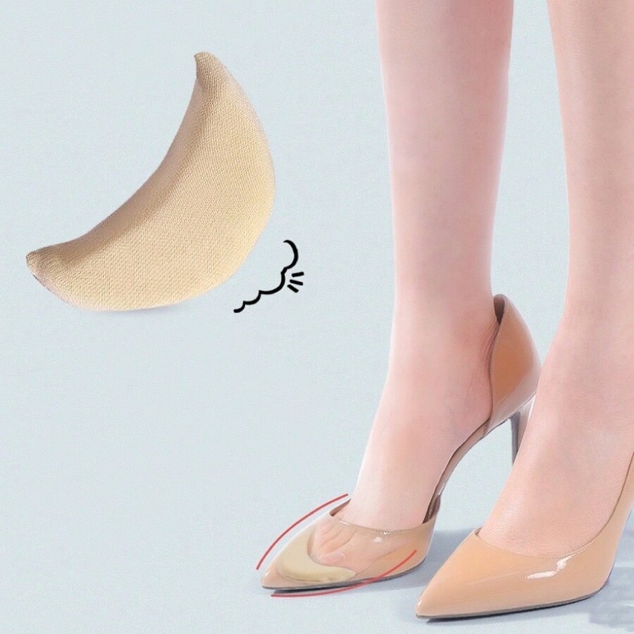 1 Pair Beige Foam Toe Plugs, Shoe Inserts To Protect Toes And Adjust ...