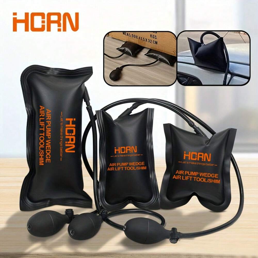 3pcs Air Wedge Bag, Strong Commercial Grade Air Bag Pump Professional ...