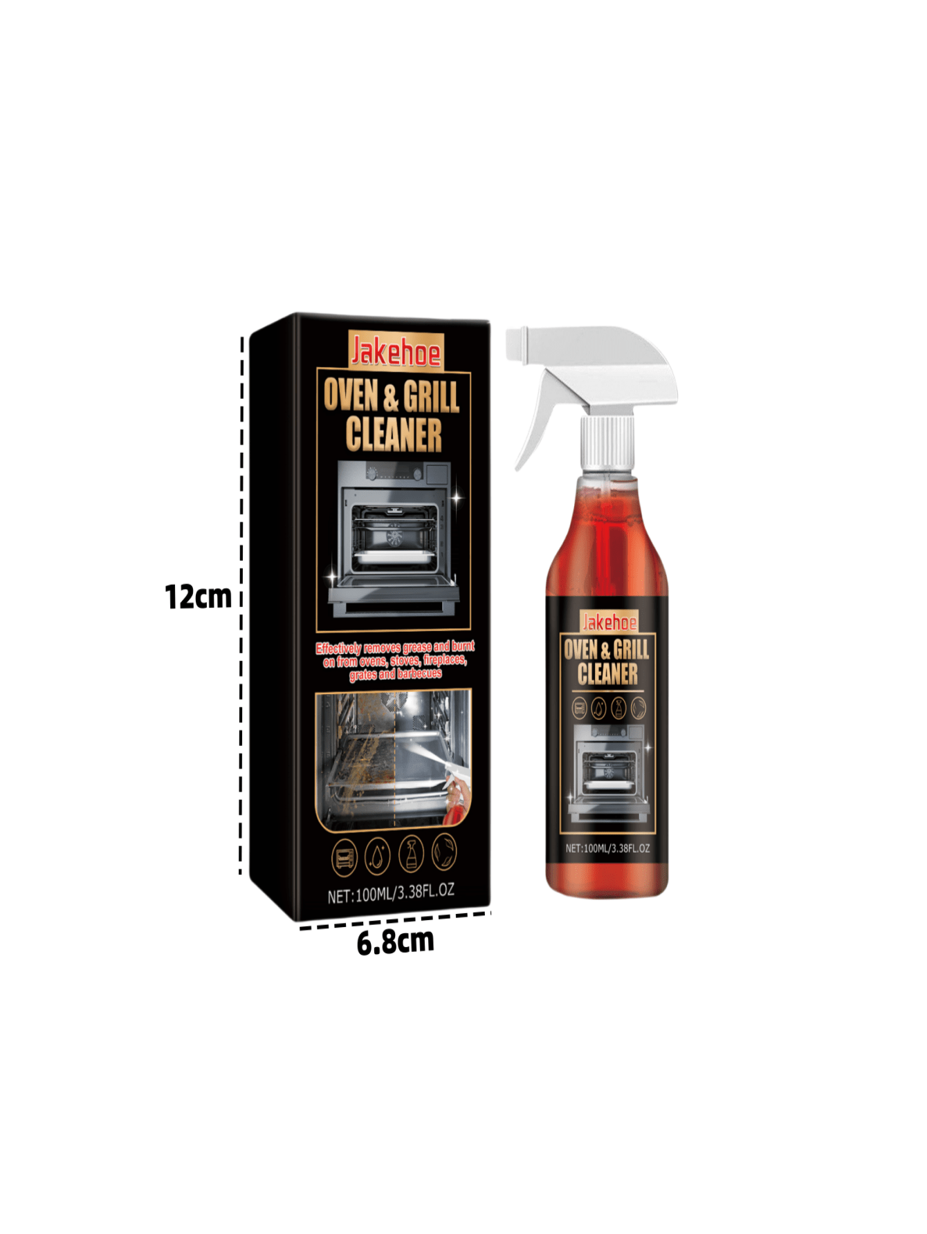 Oven Rack Degreaser And Deodorizer - Removes Odor, Grease And ...