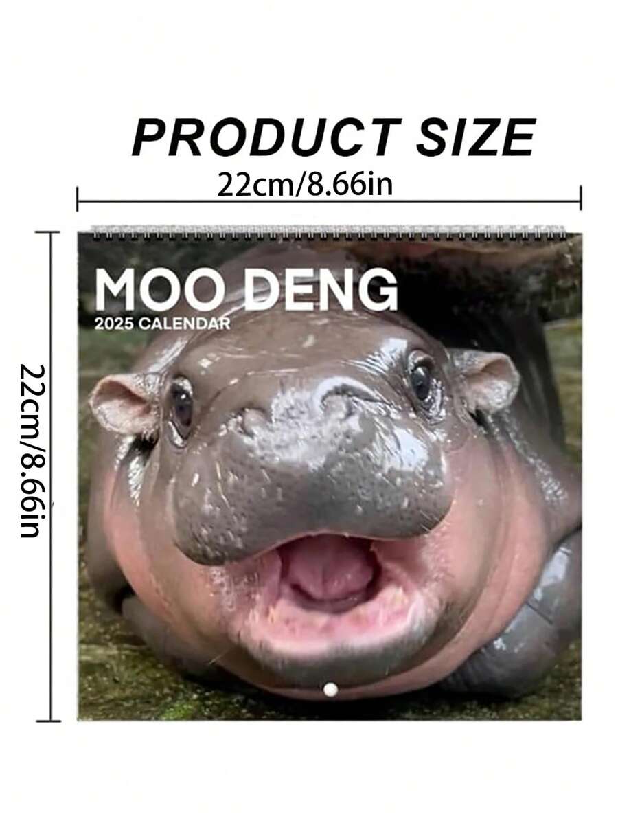 1pc 2025 Moo Deng Calendar Moo Deng Calendar Moo Deng Pygmy ... 1pc 2025 Moo Deng Calendar Moo Deng Calendar Moo Deng Pygmy ...