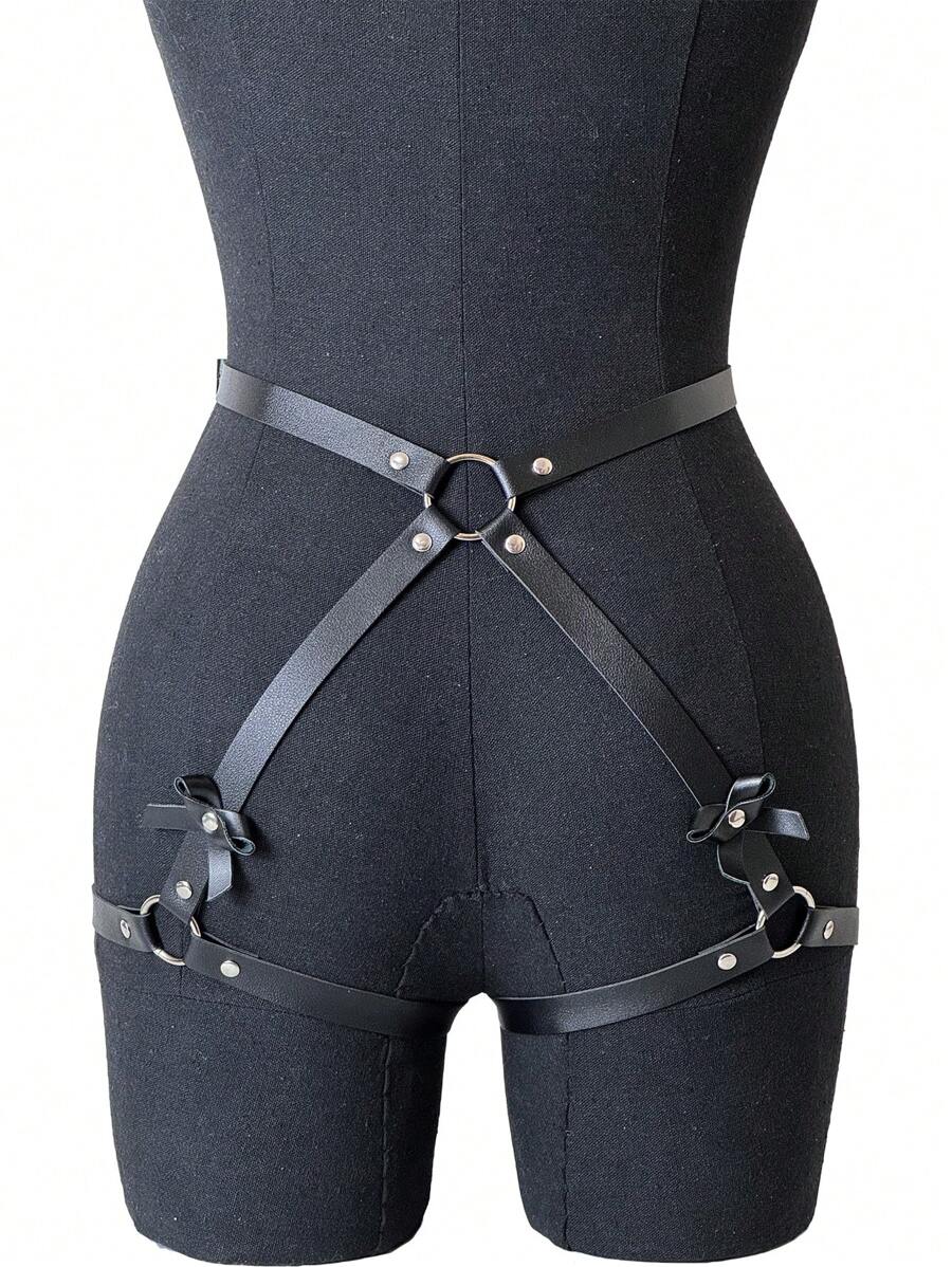 1pc Women Fashionable Waist Belt Adjustable Leather Binding Strap Sexy ...