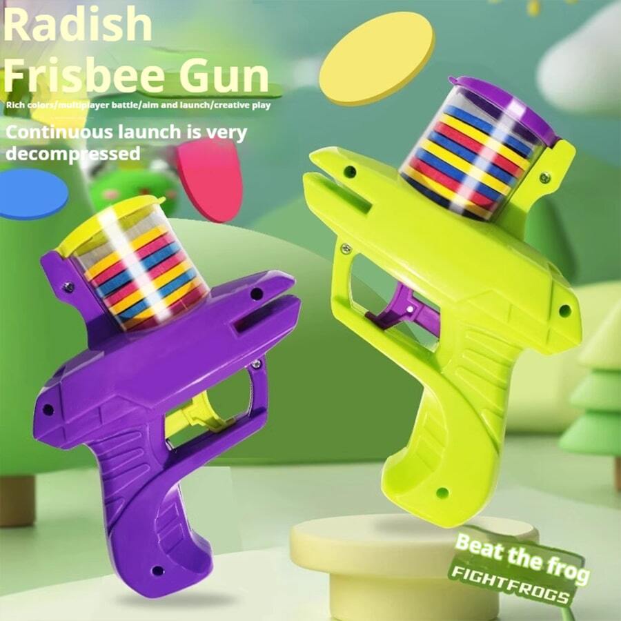 New Year Gifts For 2025, 60-Piece Refill Bags, Radish Flying Disc Guns ...