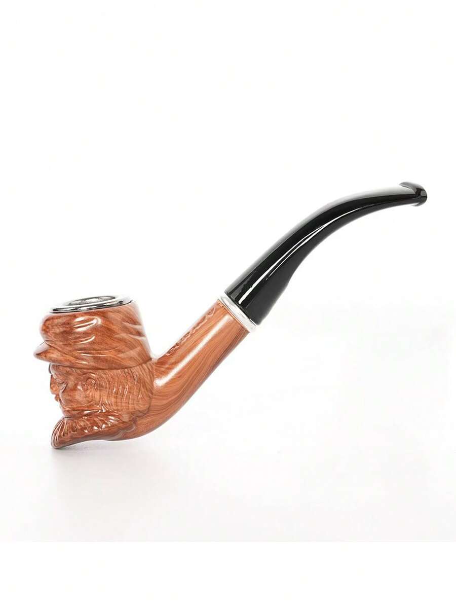 1pc KENAN Carved Resin Lion Head Pipe Bakelite Men's Detachable Special ...