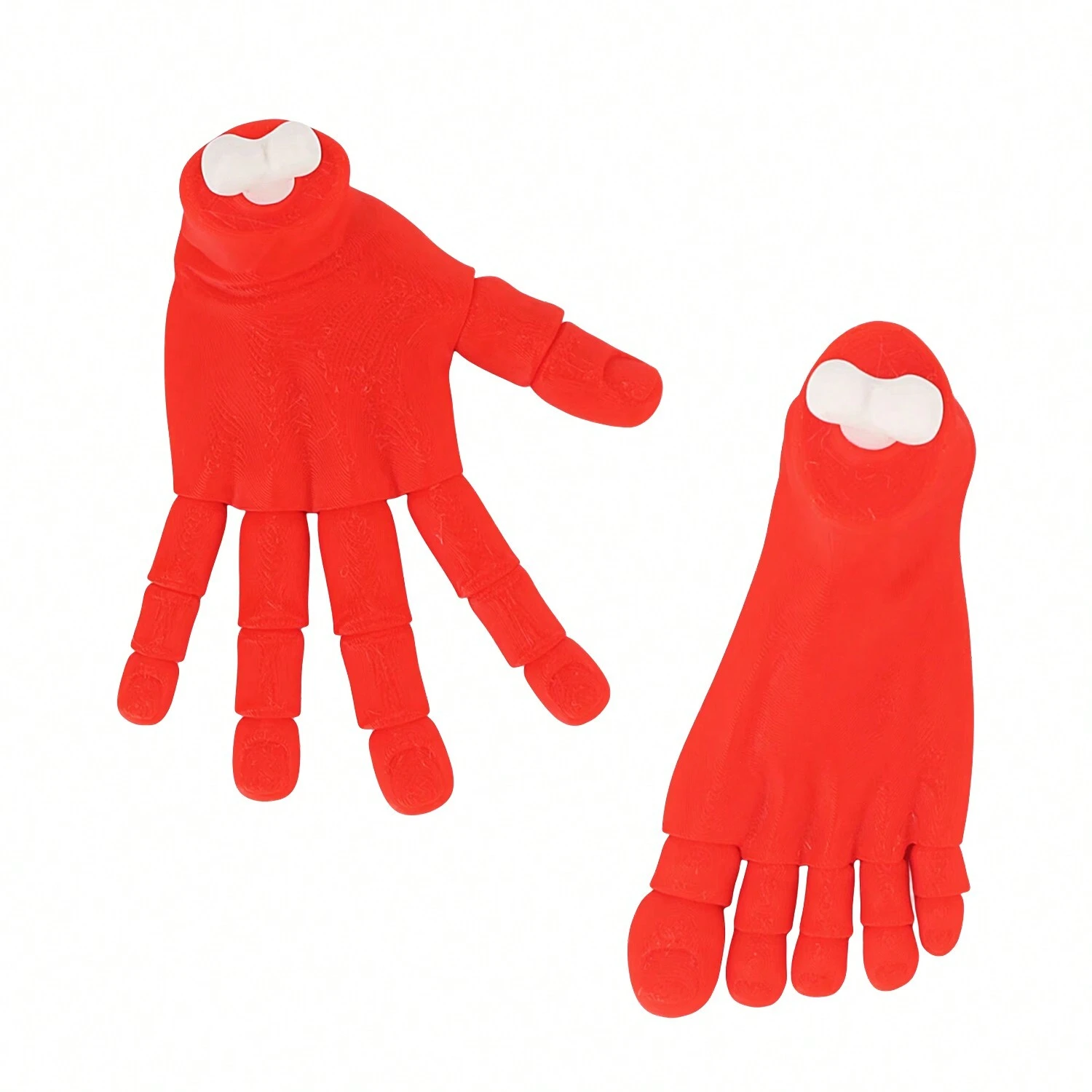 3D Printed Prank Hand & Foot Toys, 3D Printed Moveable Hand Decoration ...