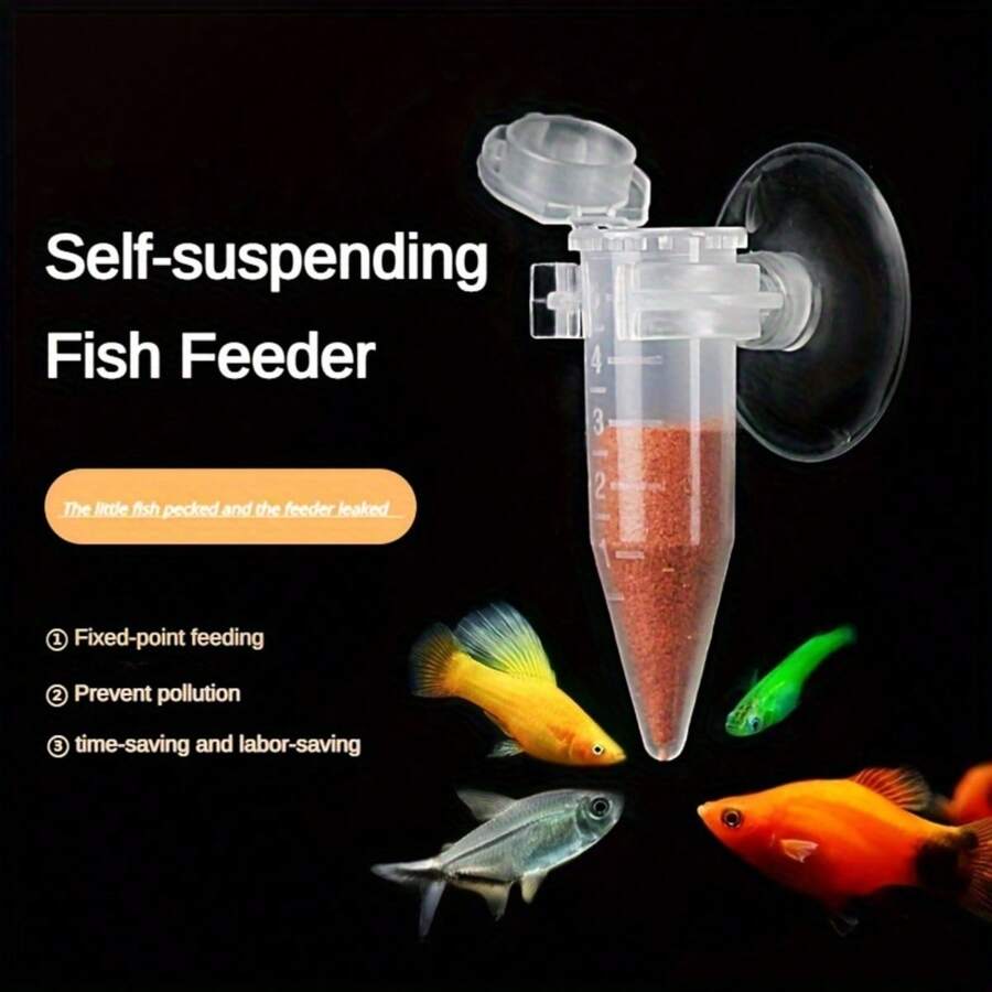 Easy-Fill Aquarium Fish Feeder - Automatic Brine Shrimp & Red Worm ...