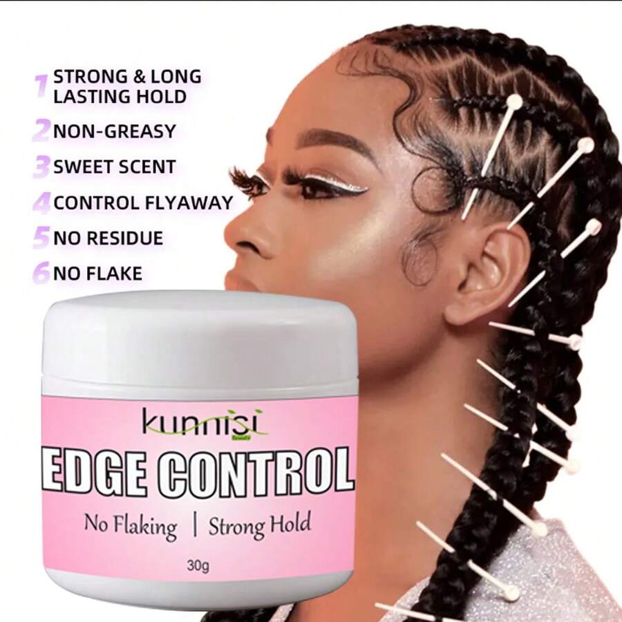 High Quality Edge Control With Castor Oil Water Based Extreme Hold Wax ...