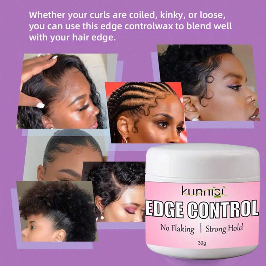 High Quality Edge Control With Castor Oil Water Based Extreme Hold Wax ...