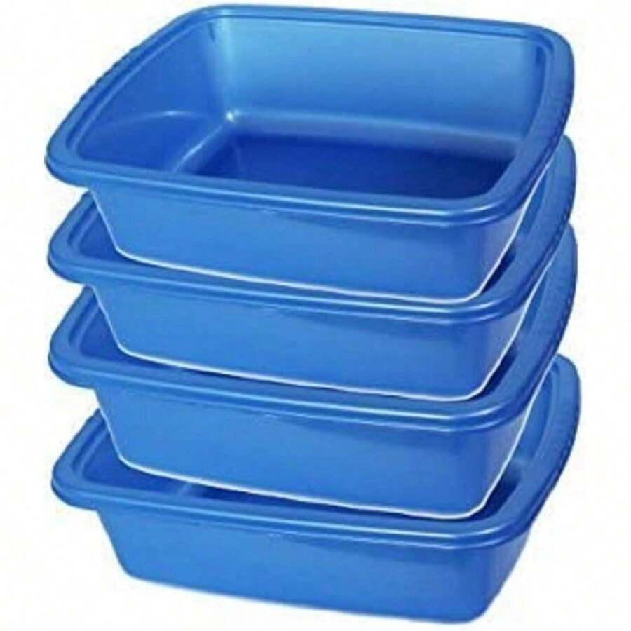 Plastic Dish Pan Basin Ba430 (4, Blue) | SHEIN USA