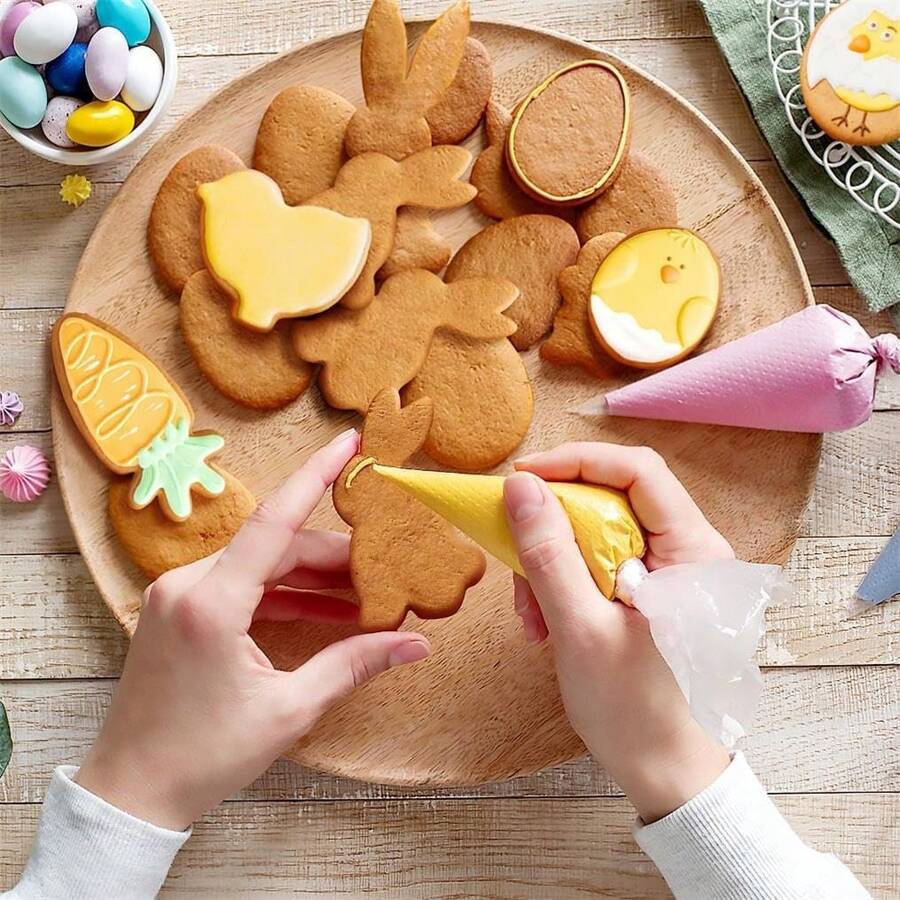 5pcs/Set, Easter Themed Stainless Steel Biscuit Mold Set, Stainless ...