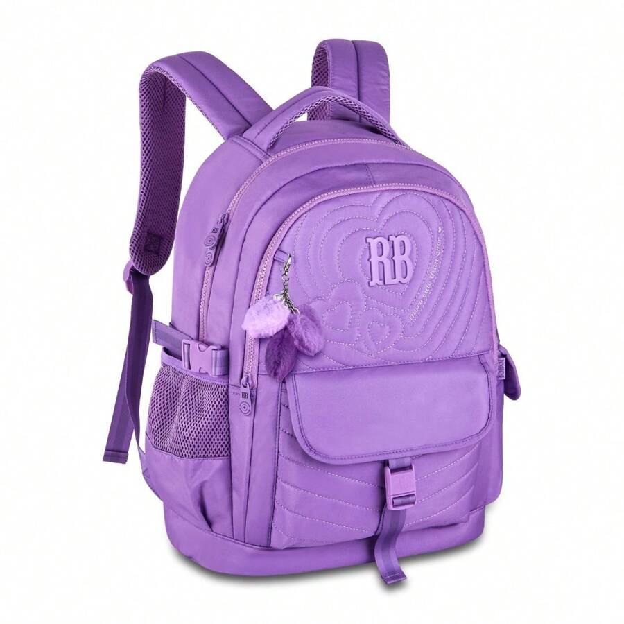 Loja Megalomania Backpack Back Rebecca Bonbon RB Purple Purple School ...