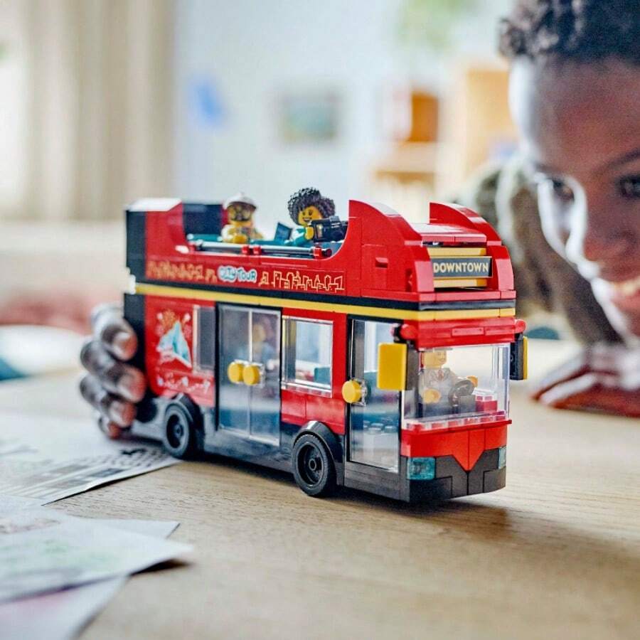 LEGO LEGO City 60407 Red Double-Decker Sightseeing Bus Children's ...