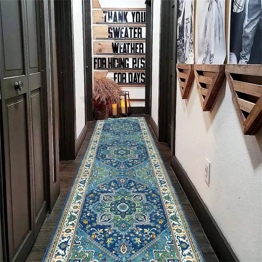 1pc Corridor Carpet Mat, Entrance Doormat, Kitchen Long Mat, Washable ...